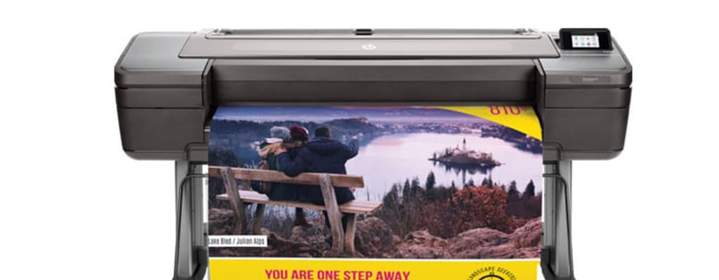 What Can HP Wide Format Printers Print On? (Vinyl, more)